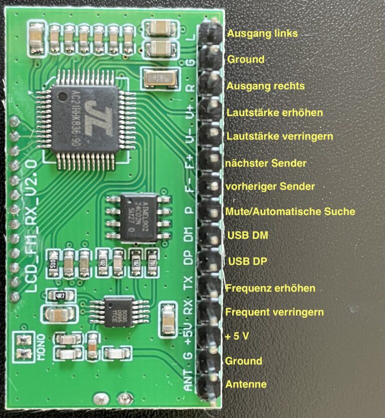FM Radio-Empfänger-Modul | Röhre, RasPi und mehr